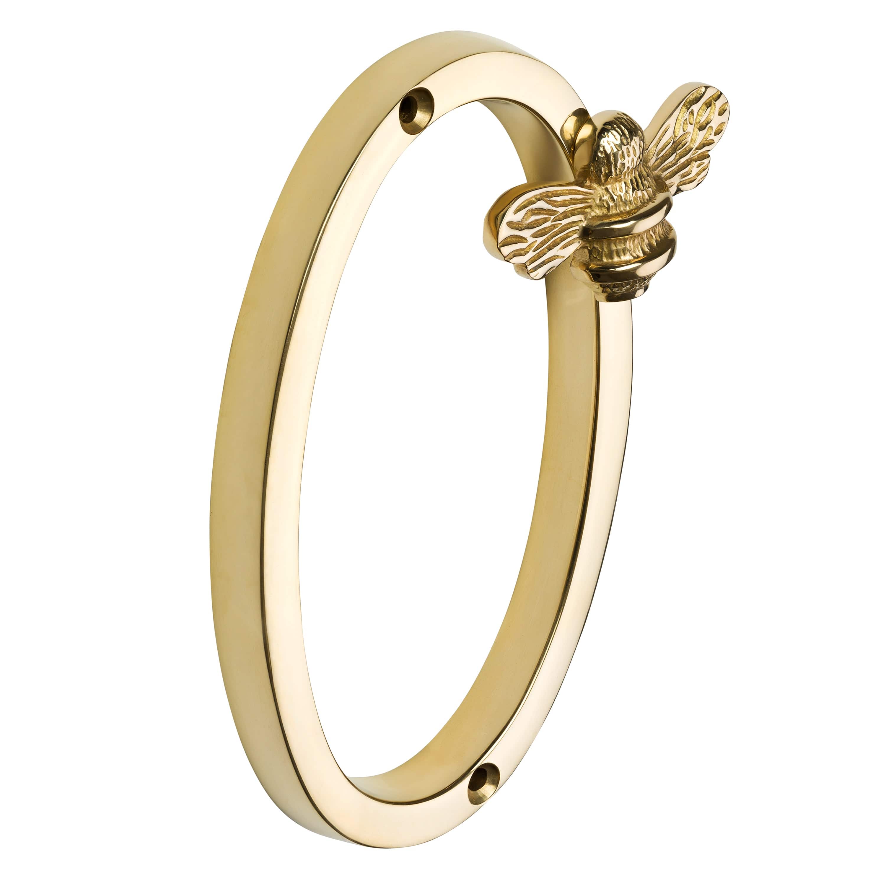 Brass bee Premium House Numbers with Bee in Brass Finish