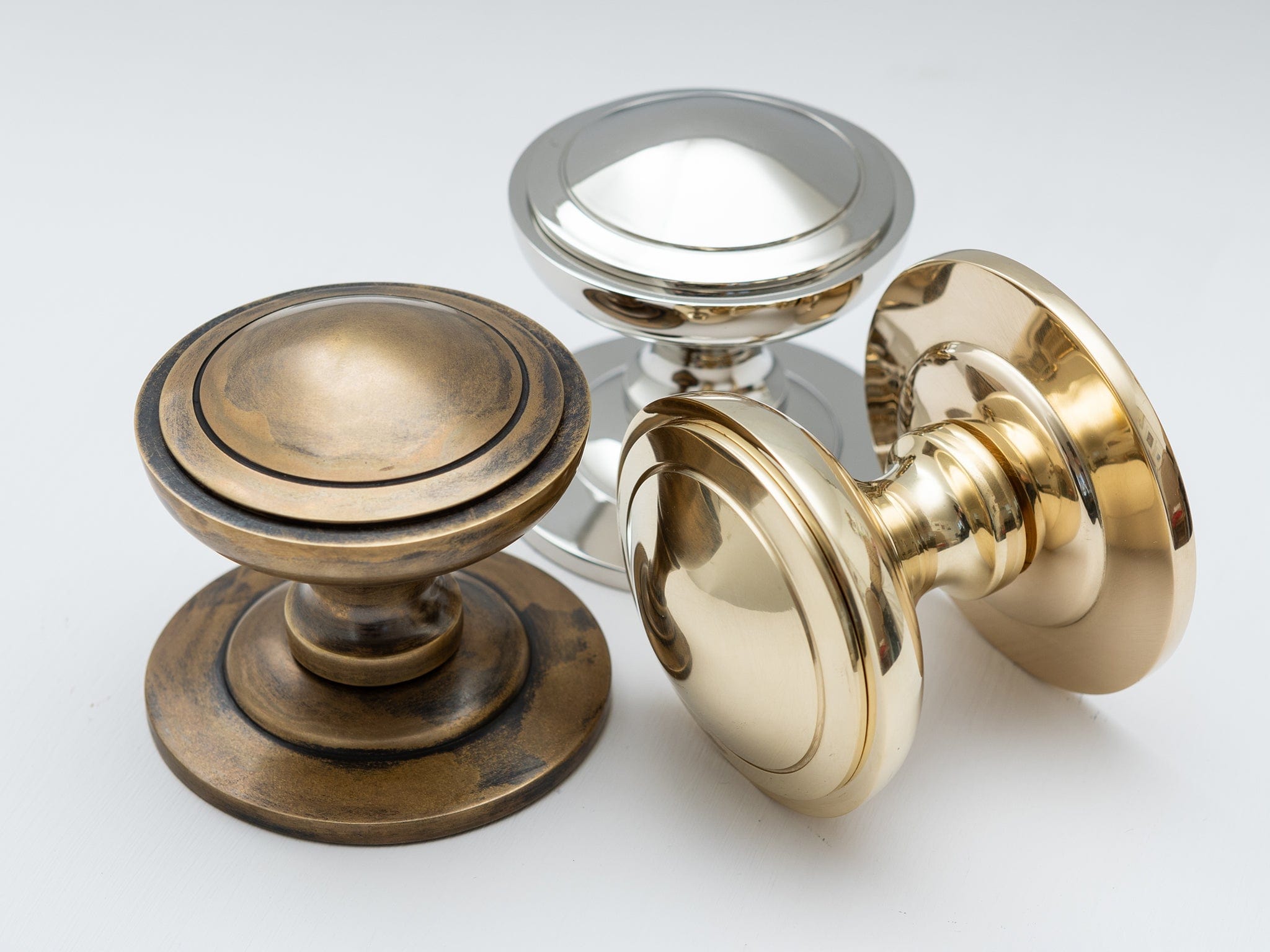 Buy Solid Brass Centre Door Knob 76mm Brass Bee 9307