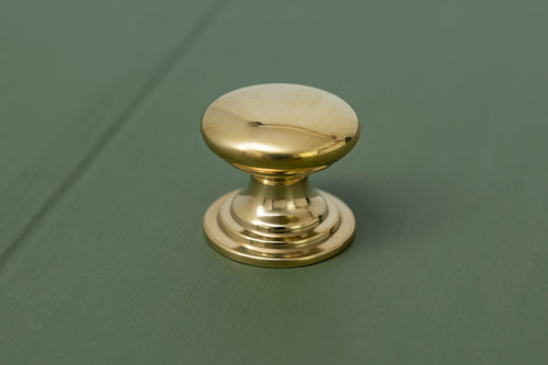 Buy Solid Brass Cabinet Knobs & Round Cup Pulls | Brass Bee