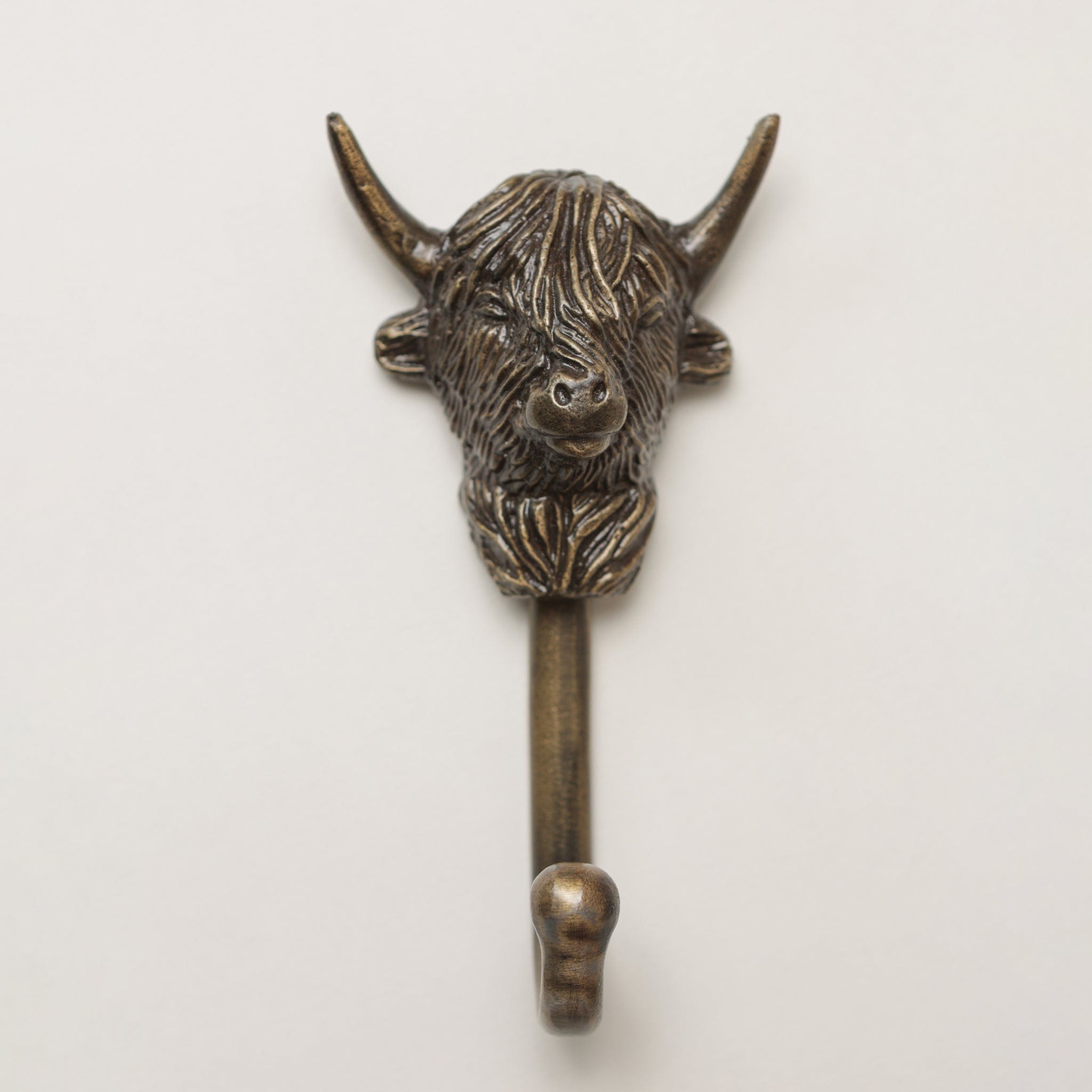 Highland Cow Coat Hook - Heritage Finish