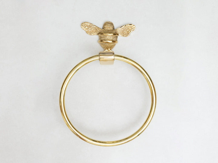 Shop Brass Bathroom Cabinet Knobs & Roll Holder | Brass Bee