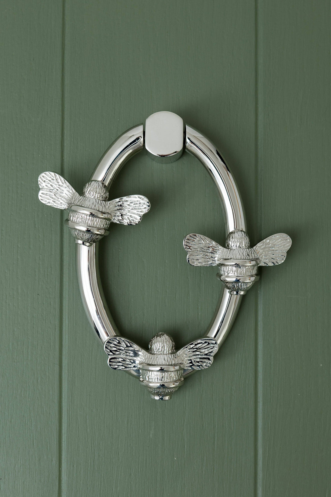 Solid Brass Nectar Bee Door Knockers - Premium Size