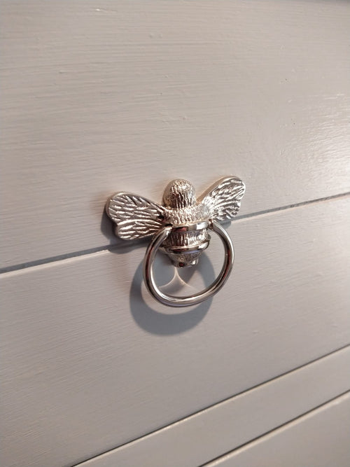 Brass Bee Ring Pull Cabinet Handle |Cabinet Knob |Brass bee